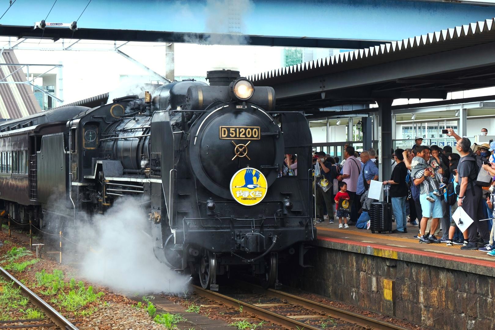 D51 SLやまぐち号 新山口駅編